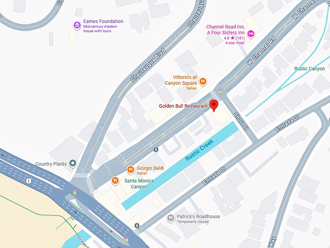 16. golden bull restaurant map