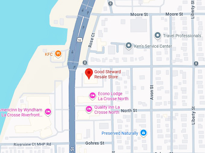 16. good steward resale shop map