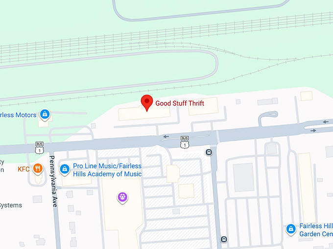 16. good stuff thrift map