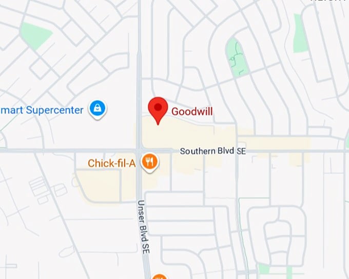 16. goodwill (2003 southern blvd se) map