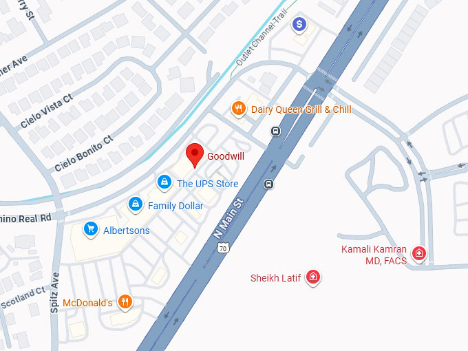 16. goodwill (2593 n main st) map