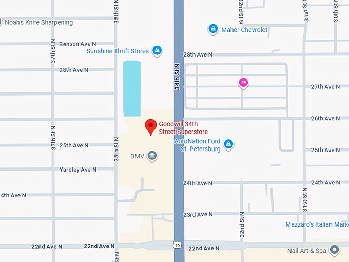 16. goodwill 34th street superstore map