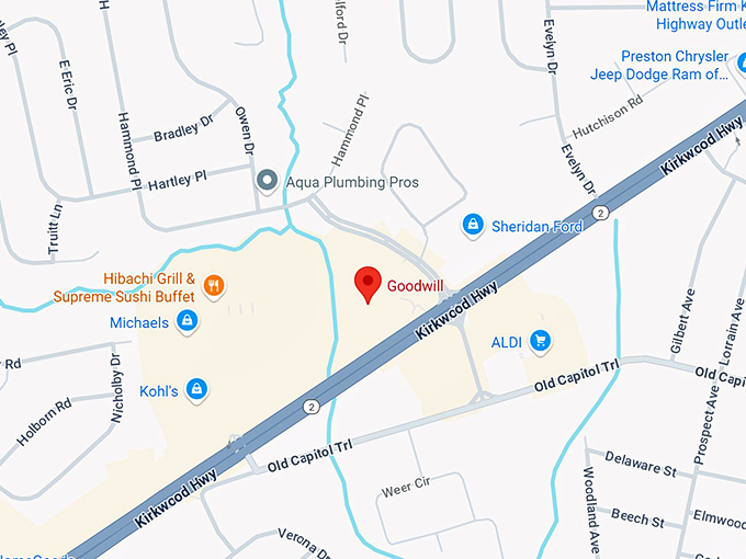 16. goodwill (4317 kirkwood hwy) map