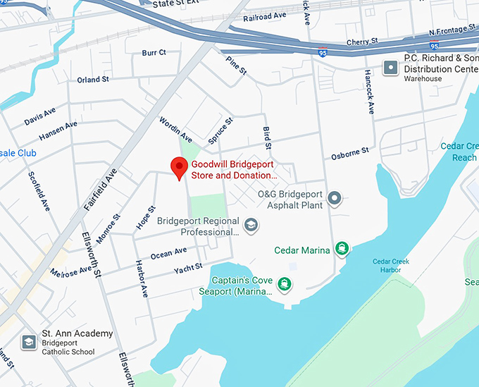 16. goodwill bridgeport store and donation station map
