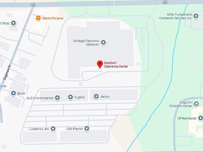 16. goodwill clearance center map