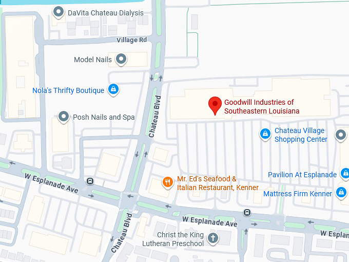 16. goodwill industries of southeastern louisiana map