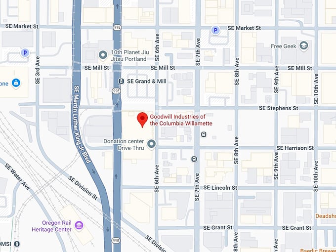 16. goodwill industries of the columbia willamette (1943 se 6th ave) map