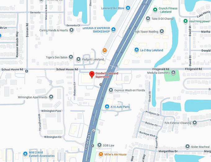 16. goodwill lakeland superstore map