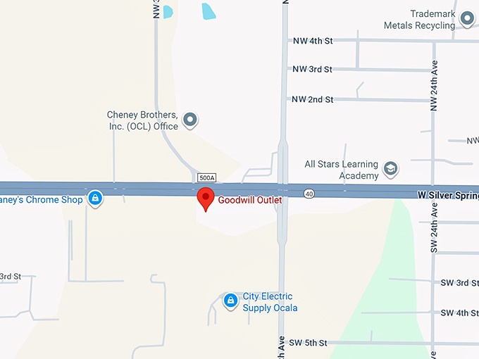16. goodwill outlet (2920 w silver springs blvd) map