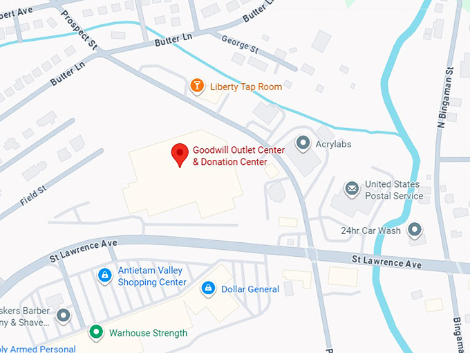 16. goodwill outlet center & donation center map