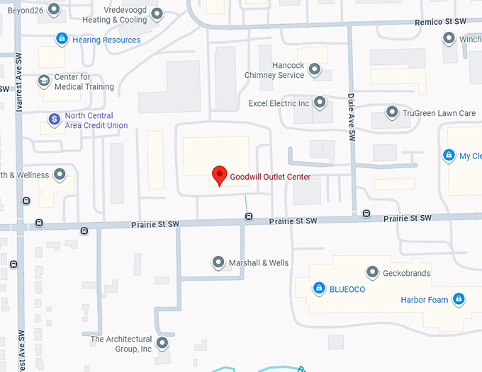 16. goodwill outlet center map