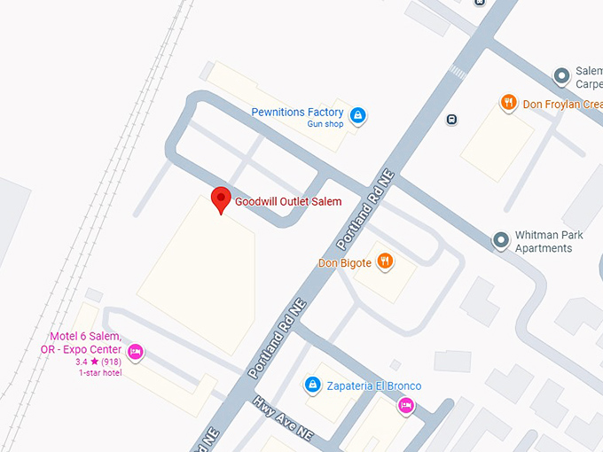 16. goodwill outlet salem map