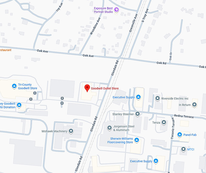16. goodwill outlet store (glendale rd) map
