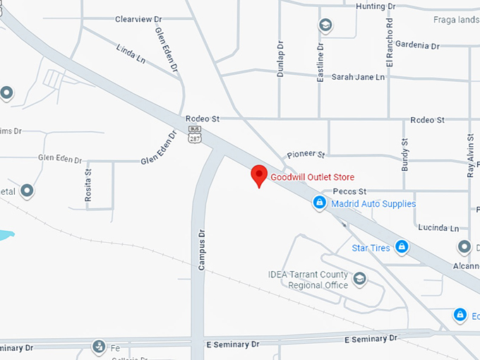 16. goodwill outlet store map