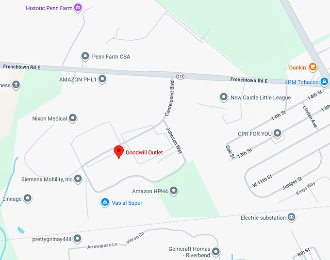 16. goodwill outlet map