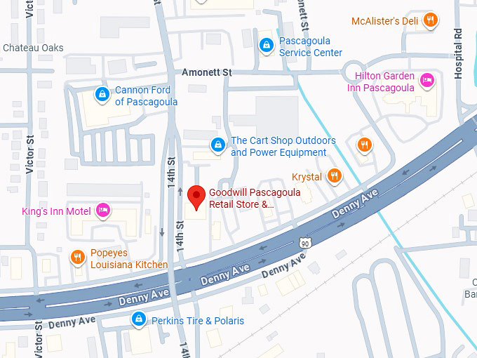 16. goodwill pascagoula retail store & donation center map