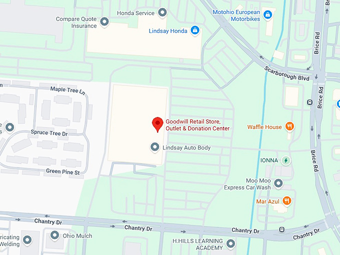 16. goodwill retail store, outlet & donation center map