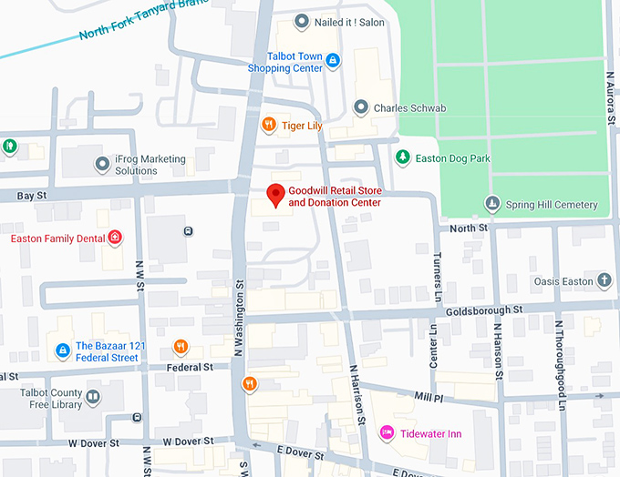 16. goodwill retail store and donation center map