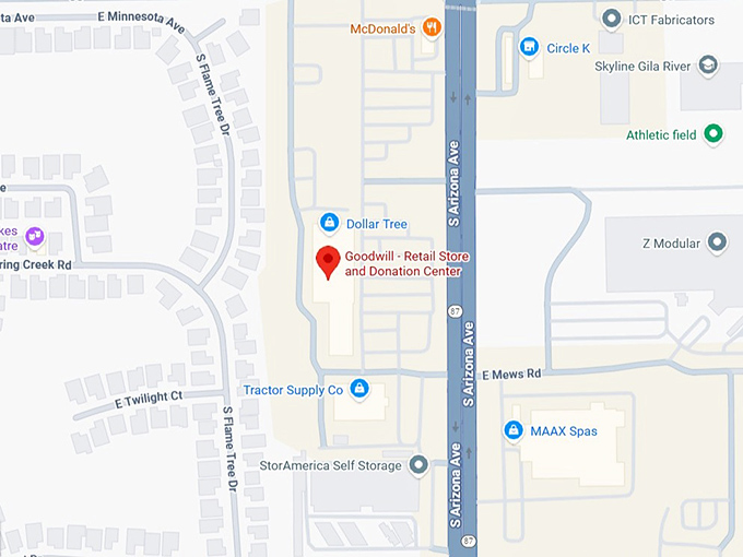 16. goodwill retail store and donation center map