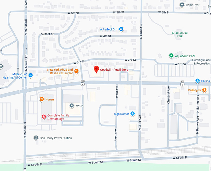 16. goodwill retail store map