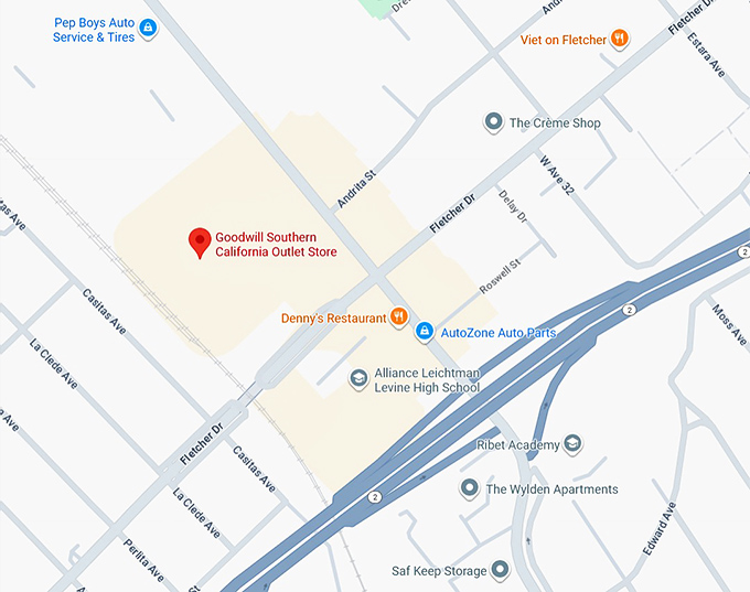 16. goodwill southern california outlet store map