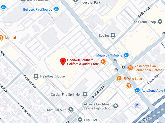 16. goodwill southern california outlet store map