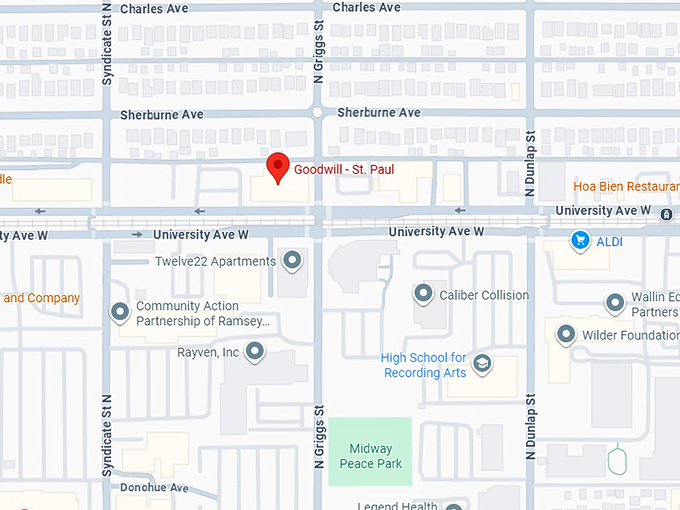 16. goodwill st. paul (1239 university ave w) map