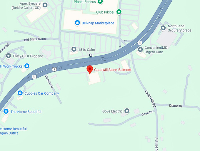 16. goodwill store belmont map