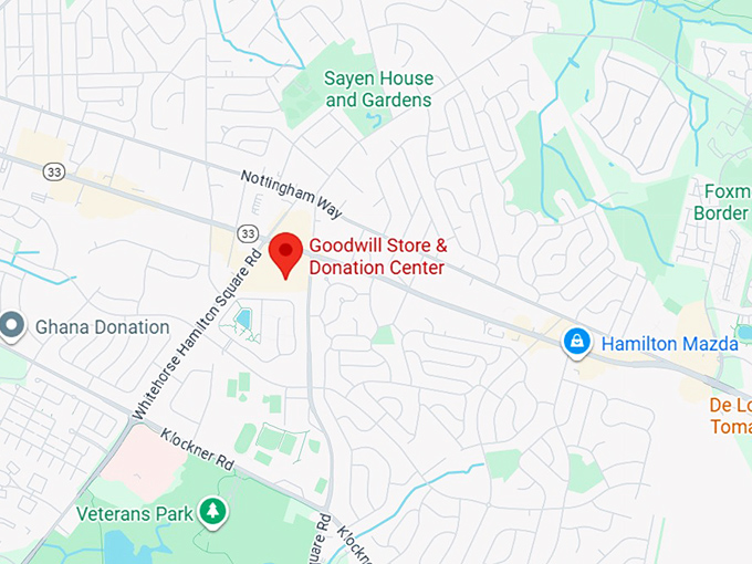 16. goodwill store & donation center (1245 nj 33) map