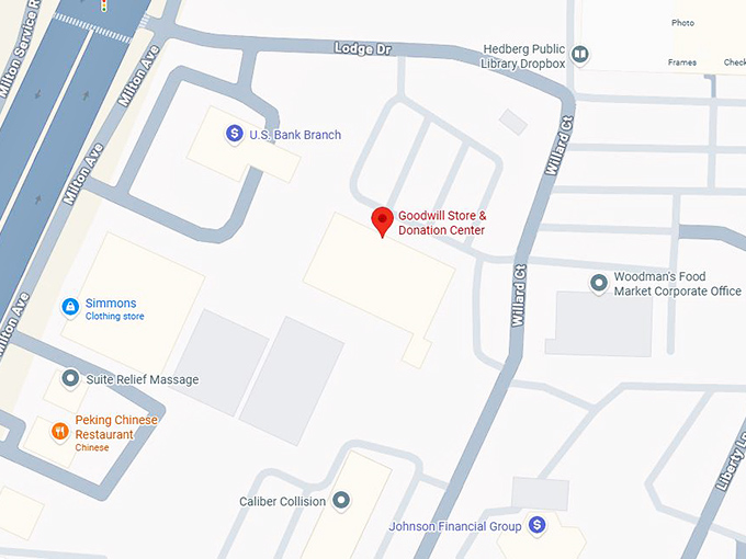 16. goodwill store & donation center map