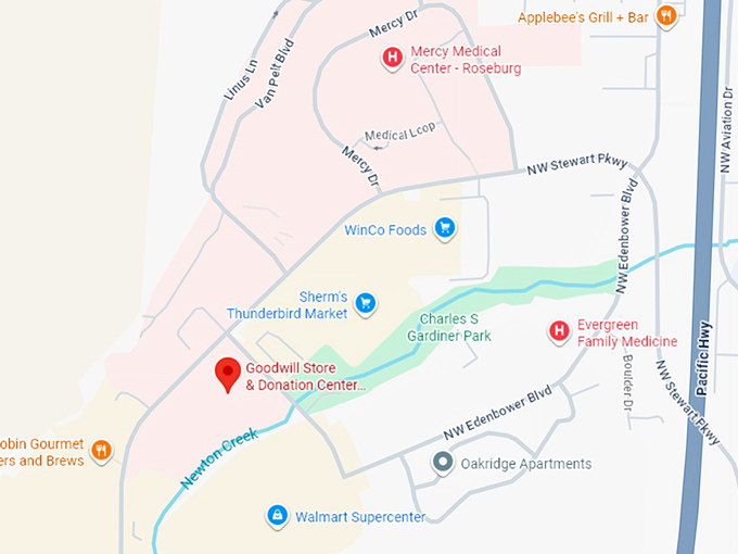16. goodwill store & donation center roseburg map