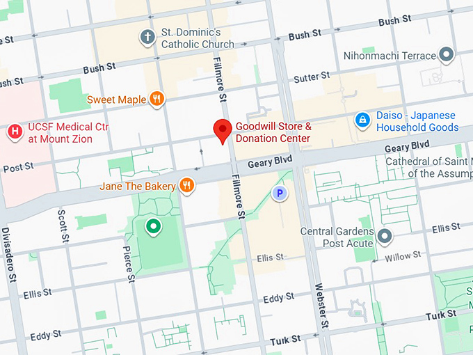 16. goodwill store & donation center map