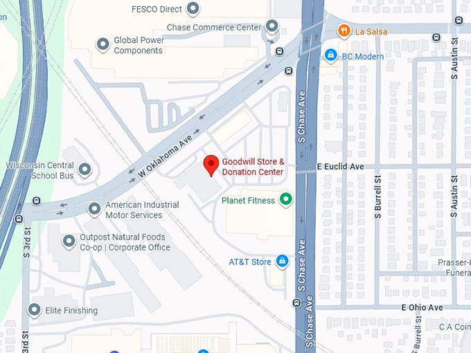16. goodwill store & donation center map