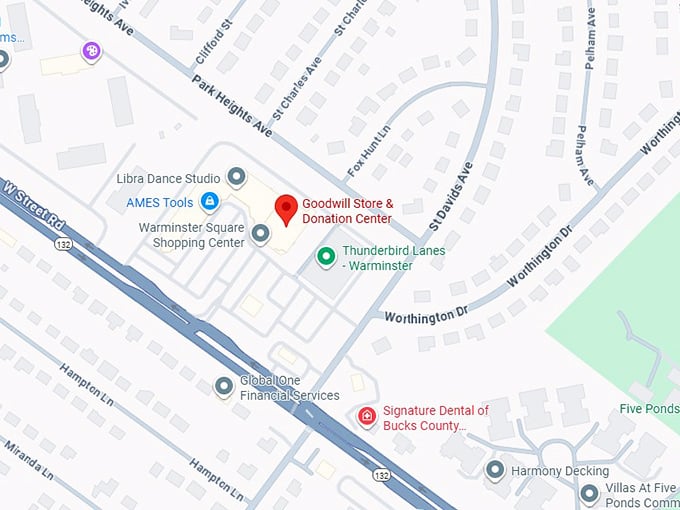 16. goodwill store & donation center map