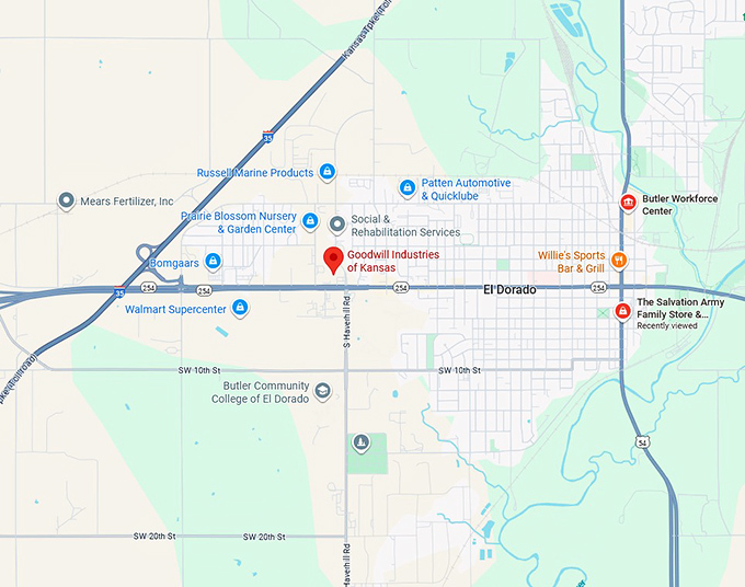 16. goodwill store, donation center,career services center, reentry services map