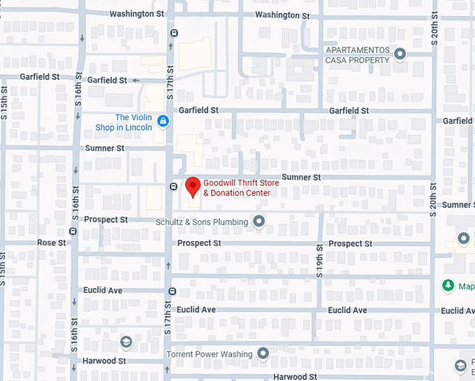 16. goodwill thrift store & donation center (1700 s 17th st) map