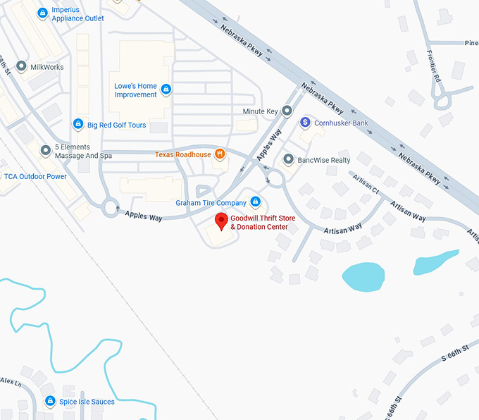 16. goodwill thrift store & donation center (6300 apples way) map
