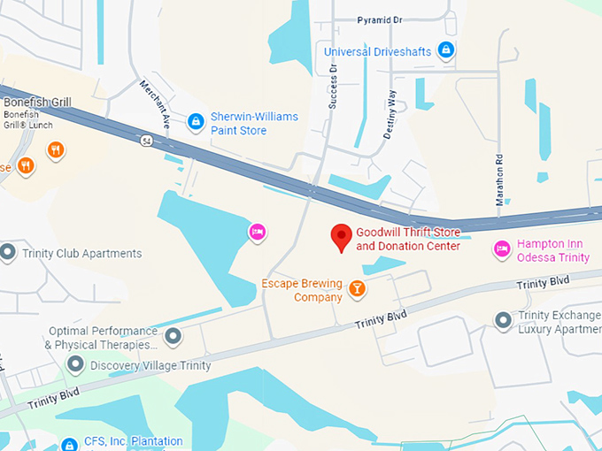 16. goodwill thrift store and donation center map