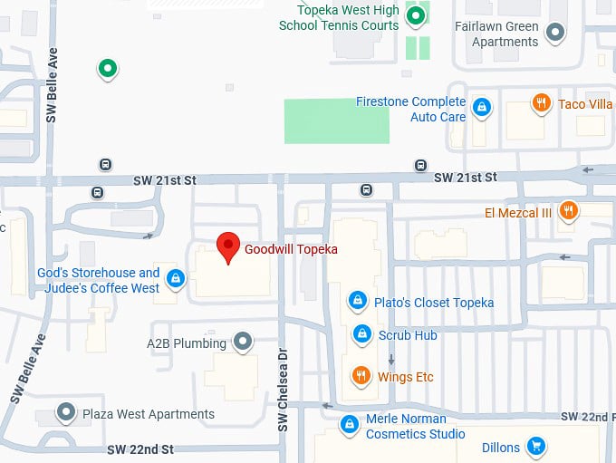 16. goodwill topeka map