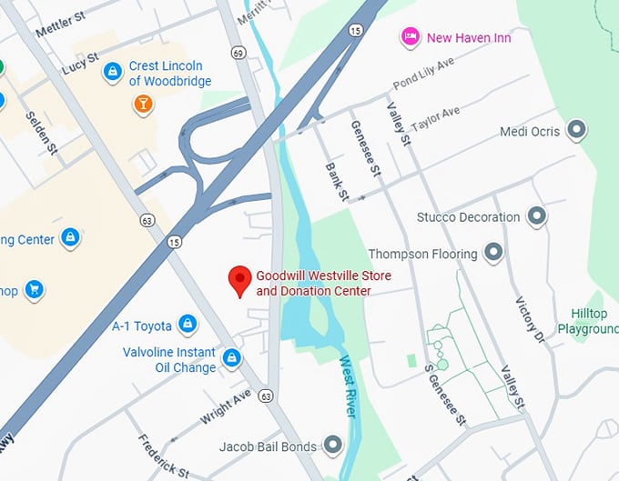 16. goodwill westville store and donation center map