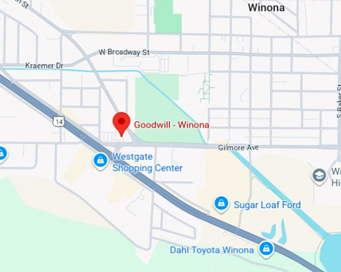 goodwill winona map