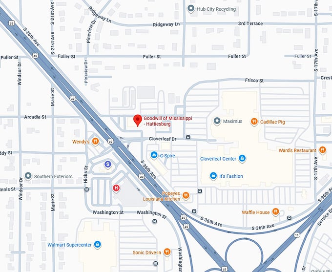 16. goodwill of mississippi hattiesburg map