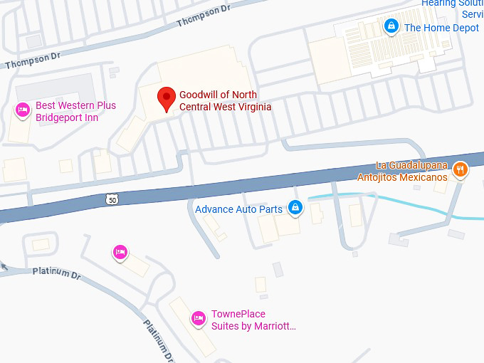 16. goodwill of north central west virginia (1210 w main st) map