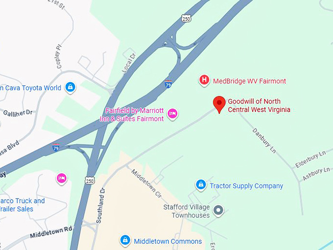 16. goodwill of north central west virginia (50 southland dr) map