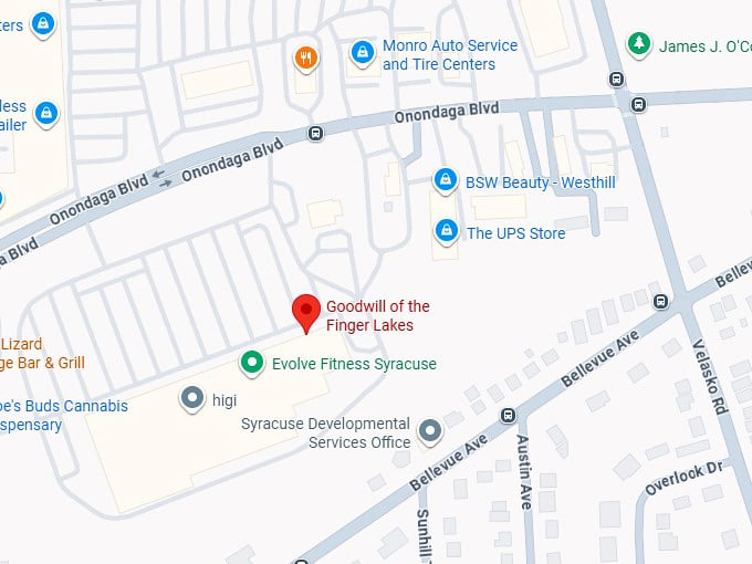 16. goodwill of the finger lake (4722 onondaga blvd) map