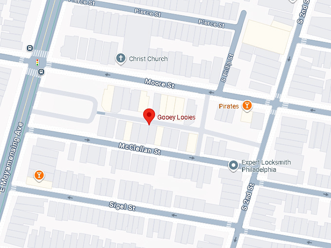 16. gooey looies map