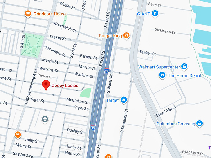 16. gooey looies map