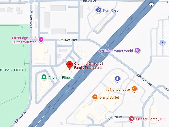 16. gramma sharon&rsquo;s family restaurant map