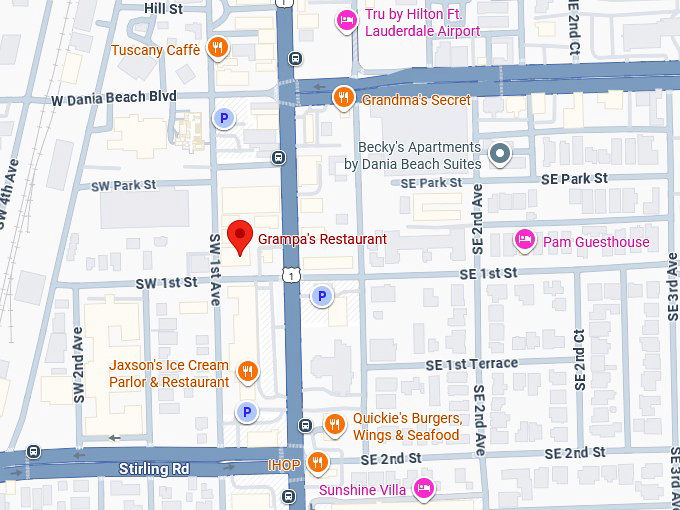 16. grampa's restaurant map
