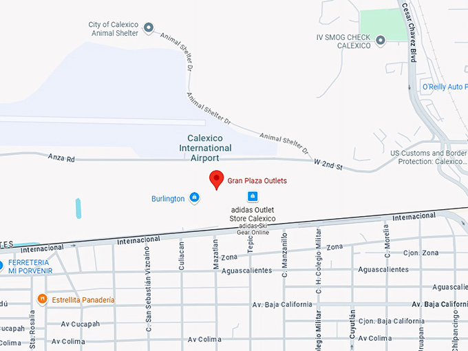 16. gran plaza outlets map